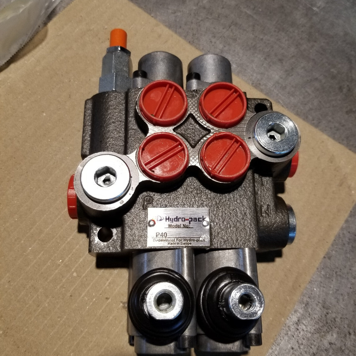Hydraulic Monoblock Spool Valve Sae w/Orb Fittings A-VFG1009 P40 ...