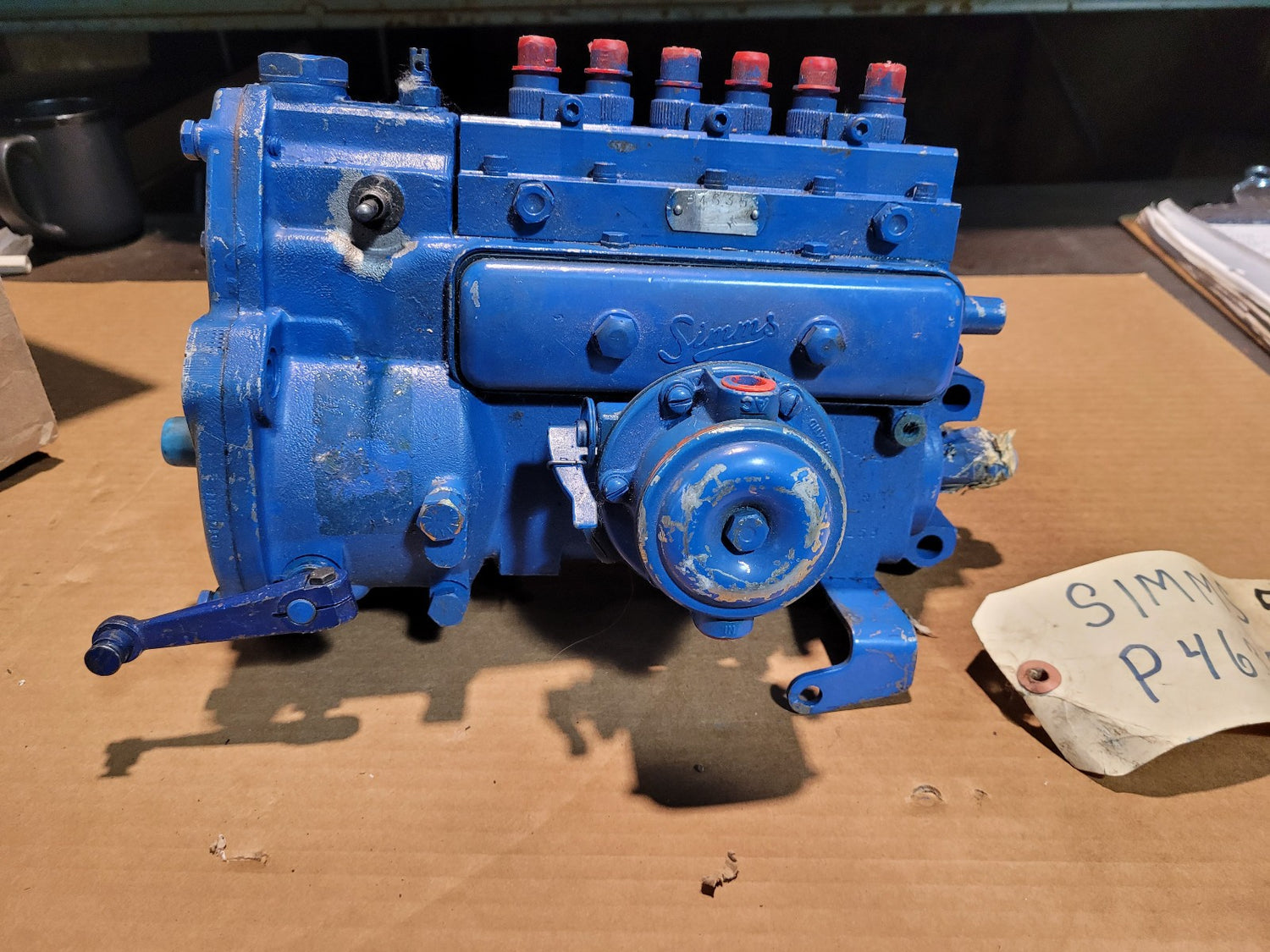 P4635 SIMMS 6 CYLINDER INJECTION PUMP – Northway Enterprises Ltd.